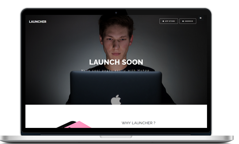 Launcher Landing Page Category Bootstrap Responsive web Template | Home ...