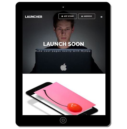 Launcher Landing Page Category Bootstrap Responsive web Template | Home ...